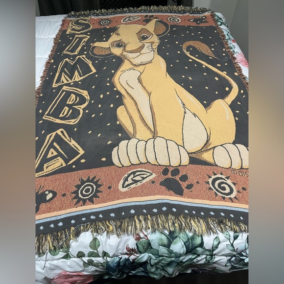 Disney | Bedding | Y2k Simba The Lion King Blanket | Poshmark